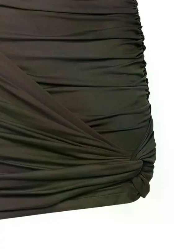 Magda Butrym Ruched Draped Mini Skirt