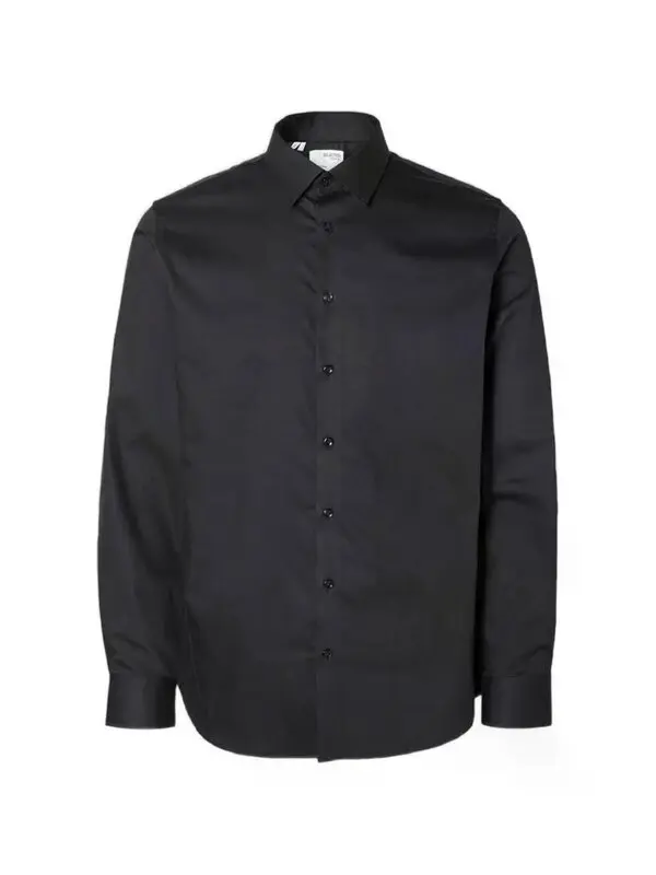 SELECTED Slim-fit Shirt - Black