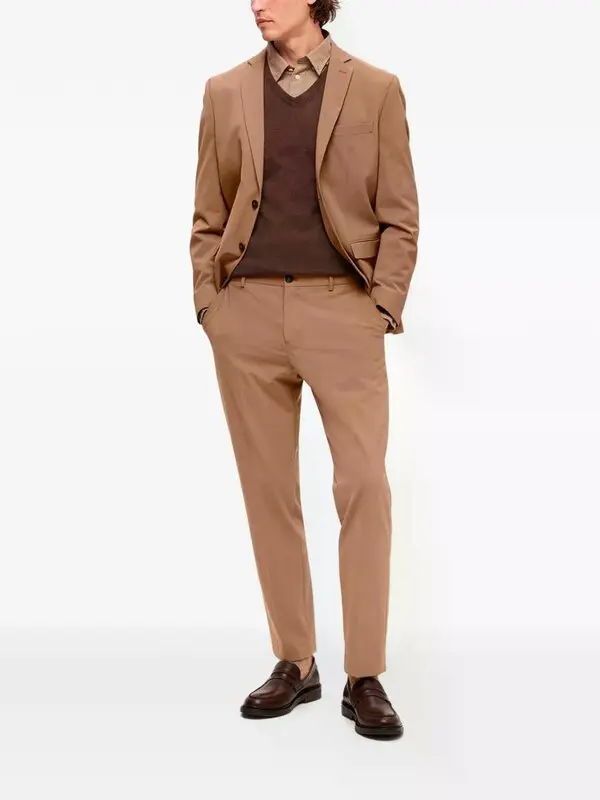 SELECTED Belt Loops Slim-fit Trousers