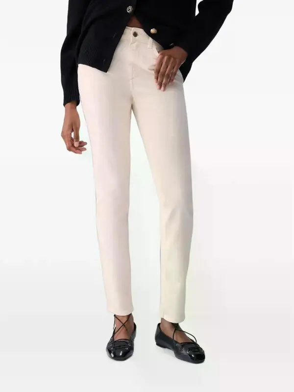 Liu Jo Skinny Trousers With Embellished Belt