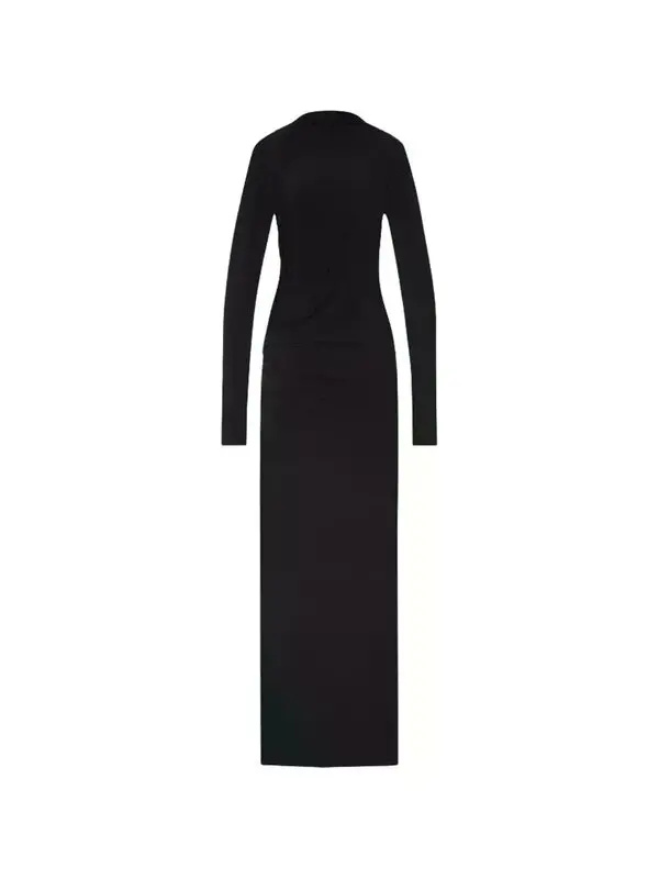 Andamane Astra Ruched Long-sleeve Dress