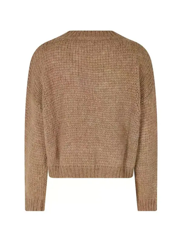 ROBERTO COLLINA Chunky-knit Crew-neck Sweater
