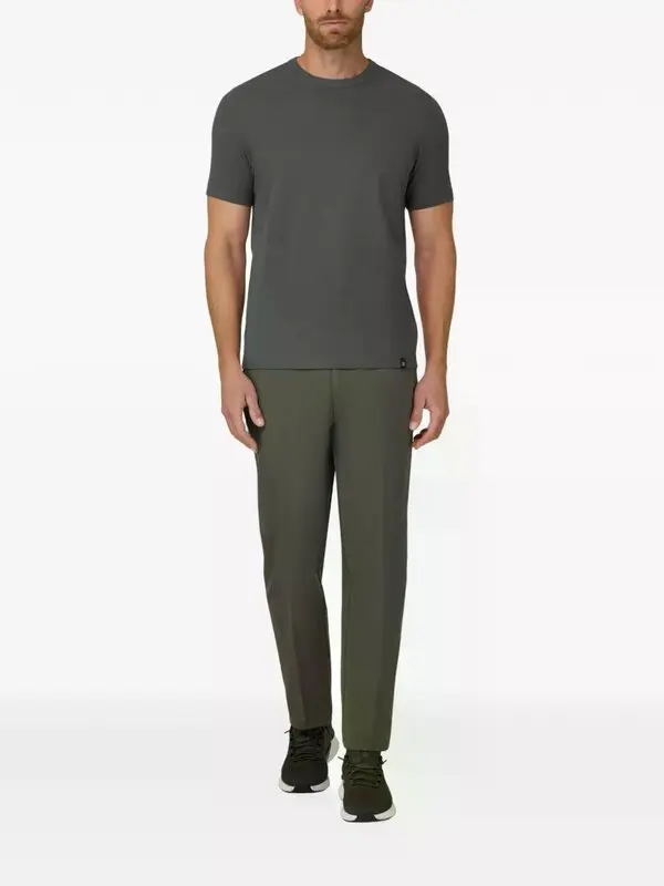 Boggi Milano T-shirt In Diagonal Cotton Blend Jersey B Tech