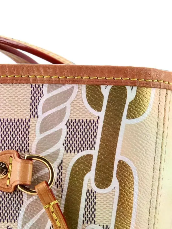 LOUIS VUITTON Neverfull Nm Limited Edition Nautical Damier Mm Tote Bag - Multicolour