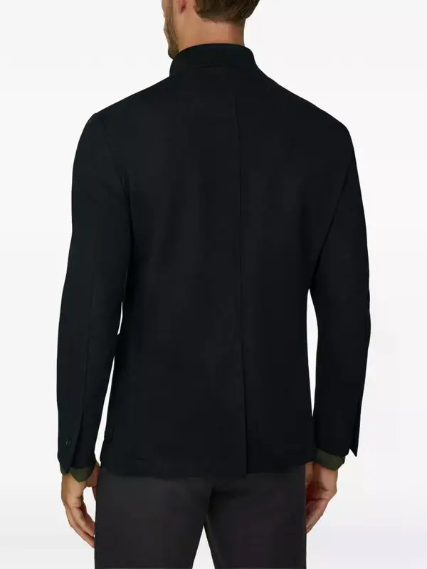 Boggi Milano Blazer Diagonal Wool Blend B Tech
