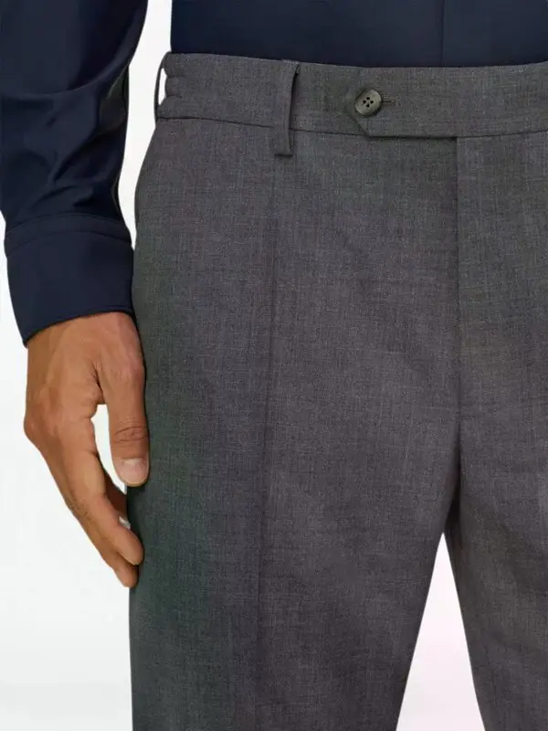 Boggi Milano Trousers In Technical Wool