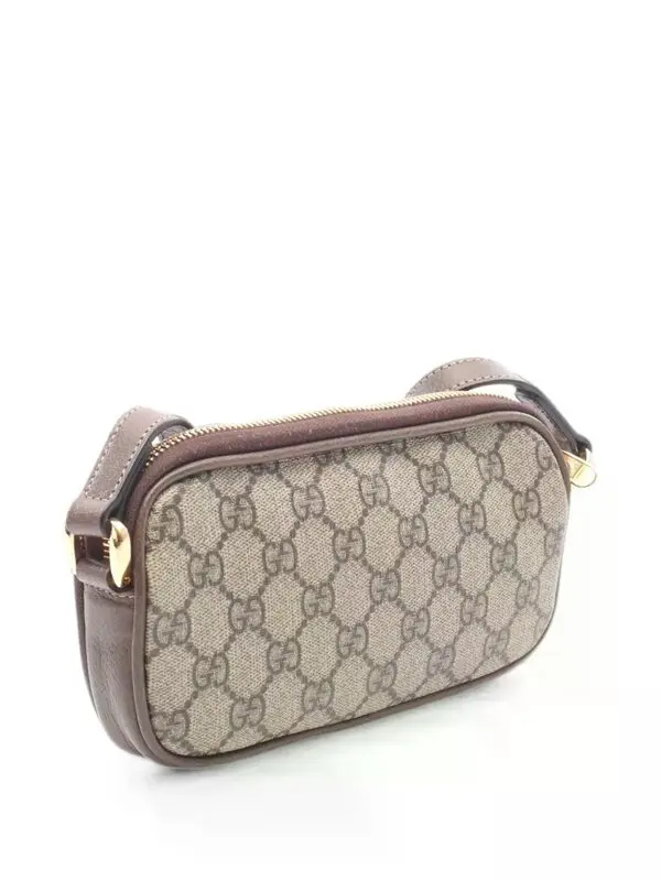 Gucci 2010s Ophidia Gg Supreme Sherry Line Shoulder Bag - Neutrals
