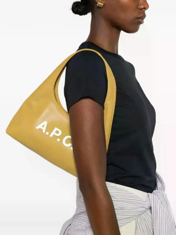 A.p.c. Baby Ninon Logo-print Tote Bag - Yellow