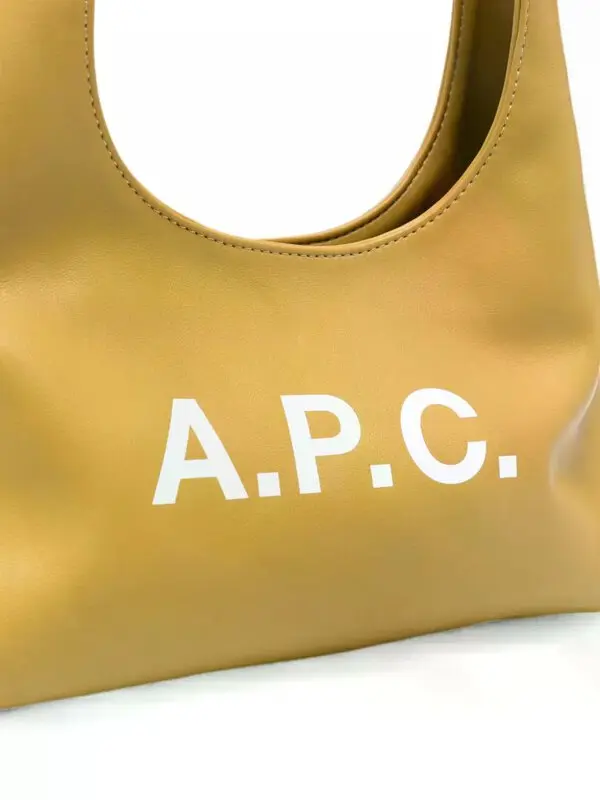 A.p.c. Baby Ninon Logo-print Tote Bag - Yellow