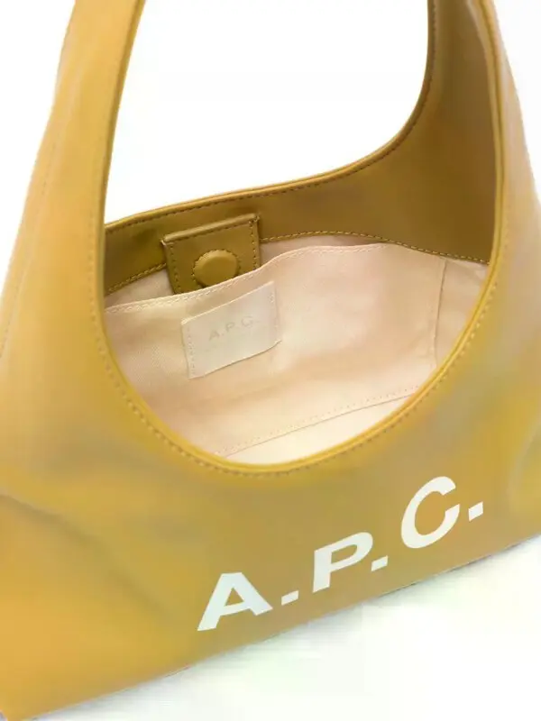 A.p.c. Baby Ninon Logo-print Tote Bag - Yellow