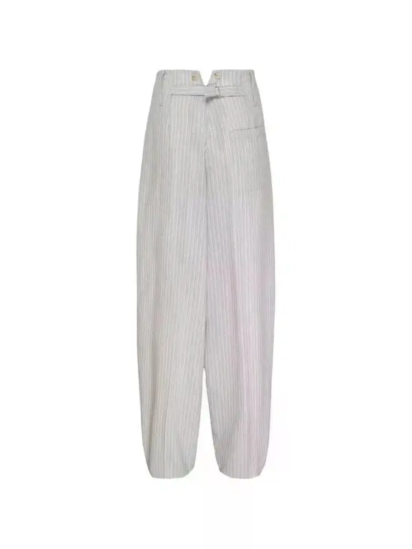N°21 Striped Wide-leg Trousers