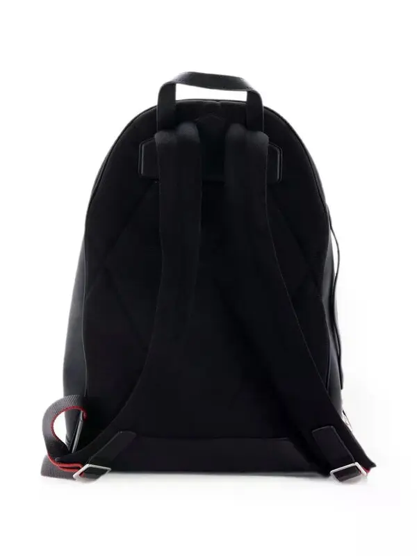 Burberry Check Coated Canvas And Leather Medium Backpack