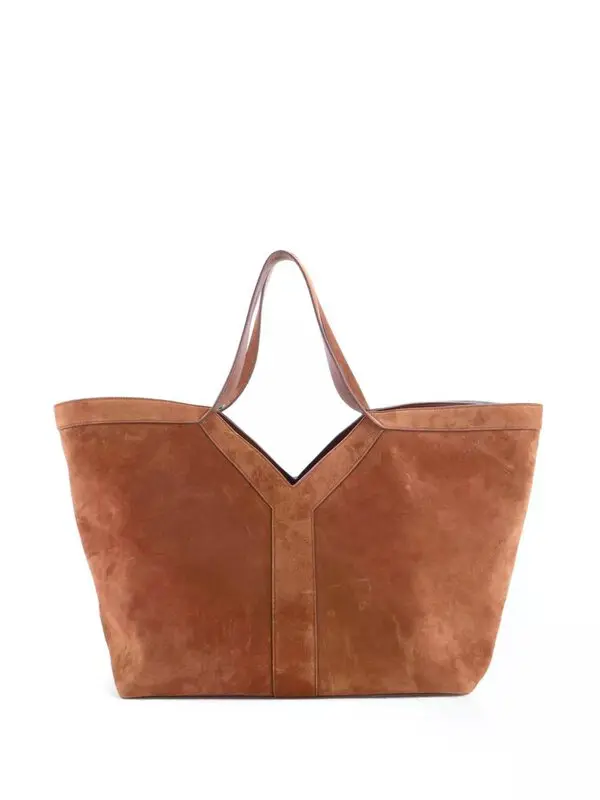 Saint Laurent Y Leather Medium Tote Bag - Brown