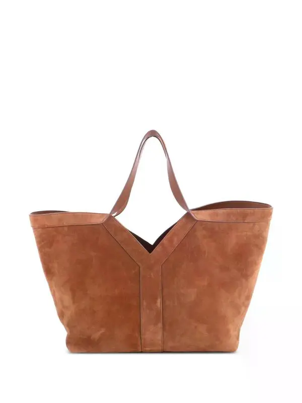Saint Laurent Y Leather Medium Tote Bag - Brown