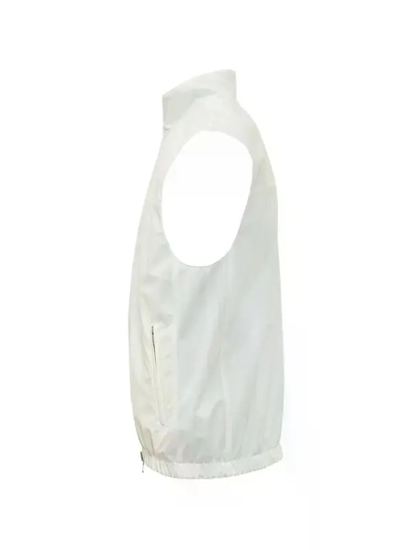 Brunello Cucinelli Bonded Logo-embroidered Reversible Gilet