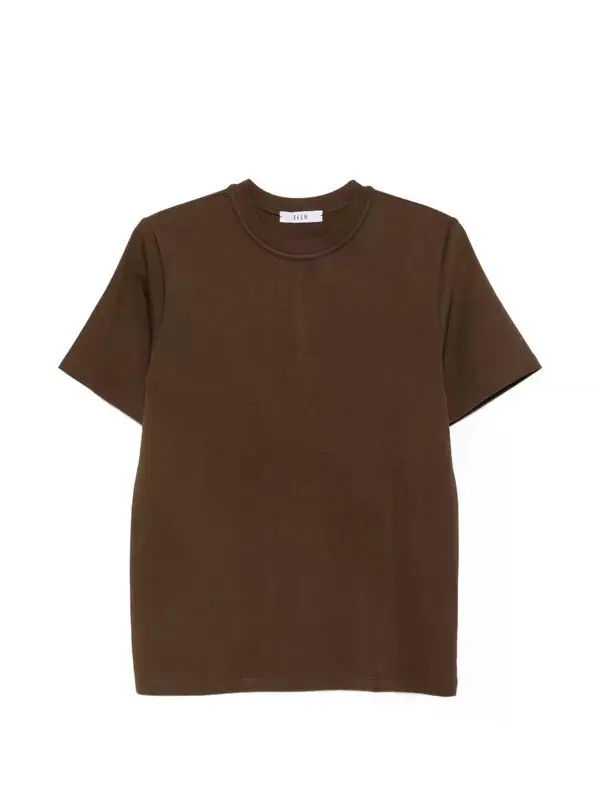 ELEH Crewneck Short Sleeve T-shirt - Brown