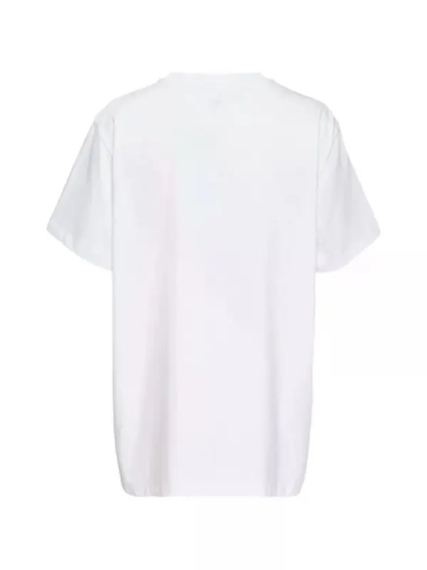 GANNI Graphic Print T-shirt - White