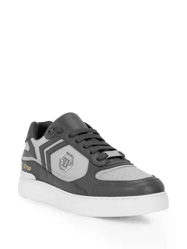 Philipp Plein Low-top Pit-$top Deer Leather - Grey