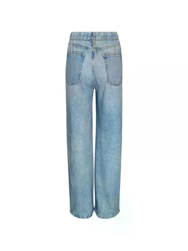Rag & Bone Rb Miramar Denim-print Track Pants - Blue