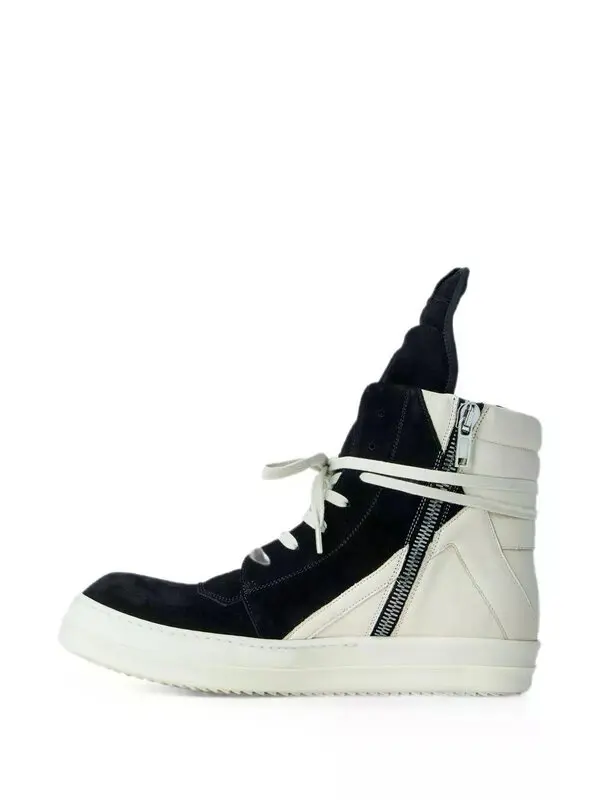 Rick Owens Paneled High-top Sneakers