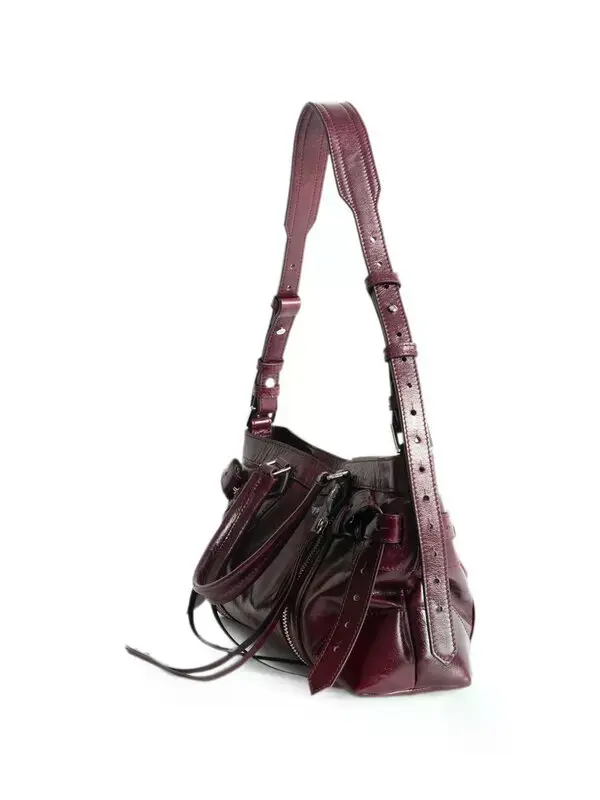 Zadig&Voltaire Madison Small Vintage Patent Bag - Red