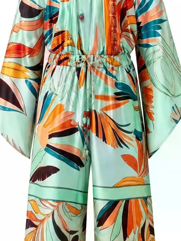 NEMA Floral Print Halterneck Jumpsuit
