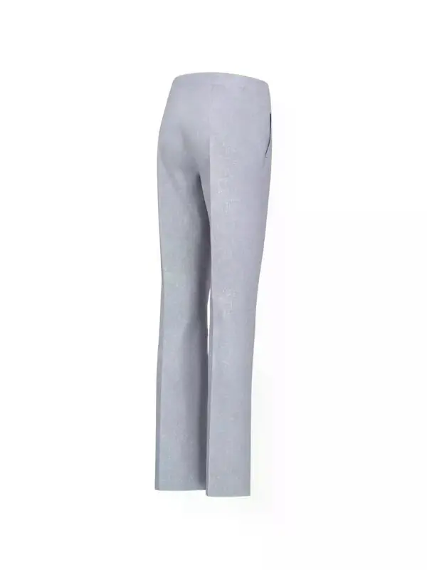 Marella Pressed-crease Belt-loop Trousers