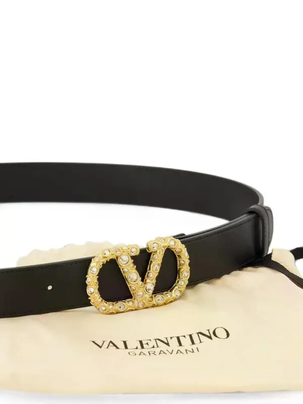 Valentino Garavani Vlogo Swarovski-crystal Embellished Belt