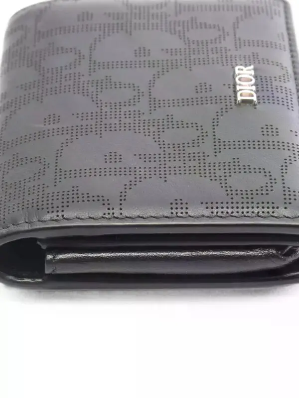Dior 2000s Oblique Perforated Wallet