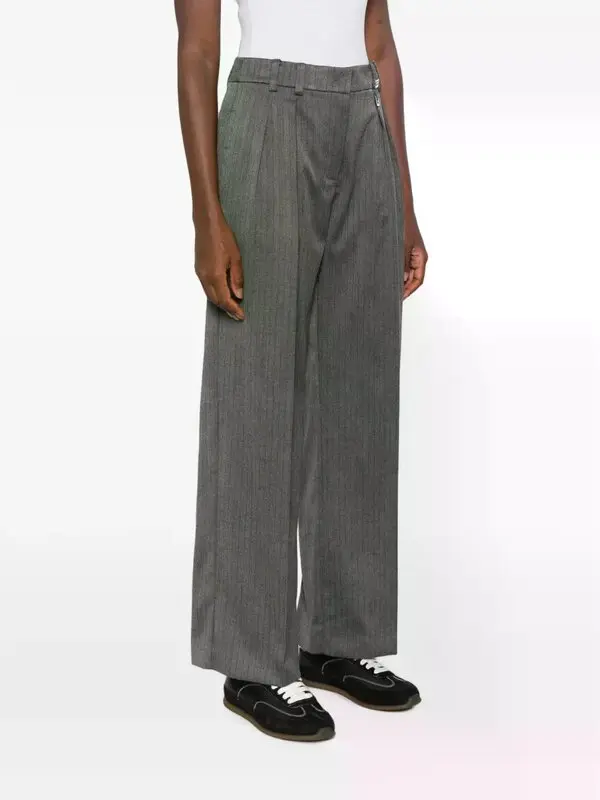 Patrizia Pepe Herringbone Pleated Trousers