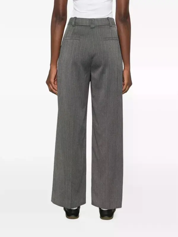 Patrizia Pepe Herringbone Pleated Trousers