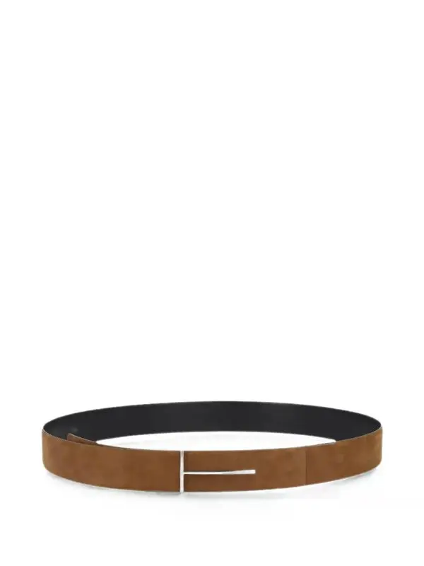 TOM FORD Suede Belt - Brown