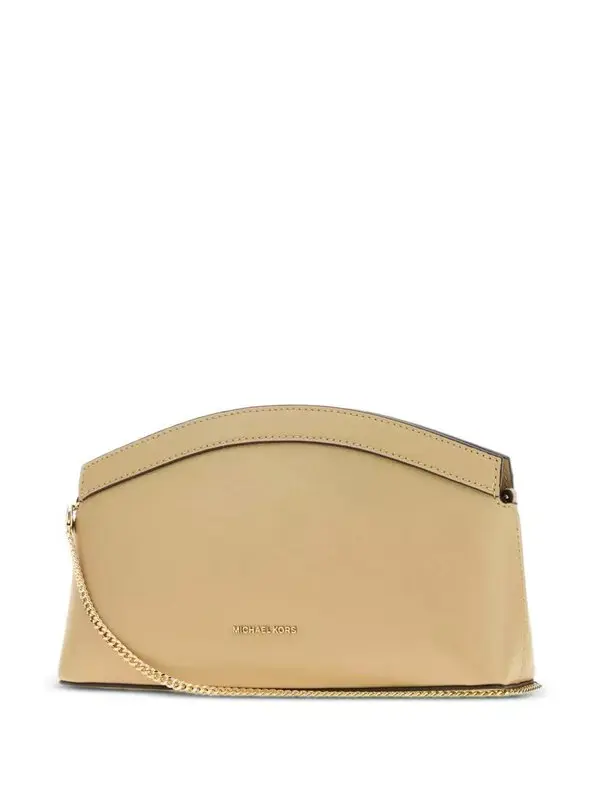 Michael Kors Small Athena Leather Clutch Bag