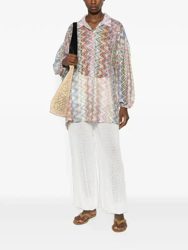 Missoni Zigzag-knit Shirt