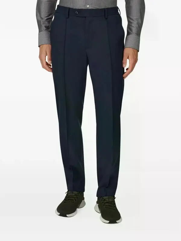 Boggi Milano Trousers In Technical Wool