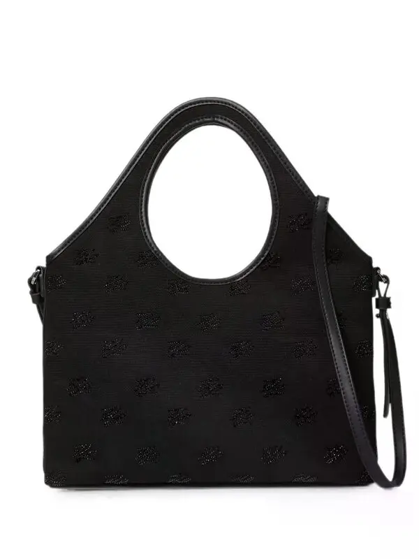 Karl Lagerfeld Small K/autograph All Over-print Tote Bag - Black