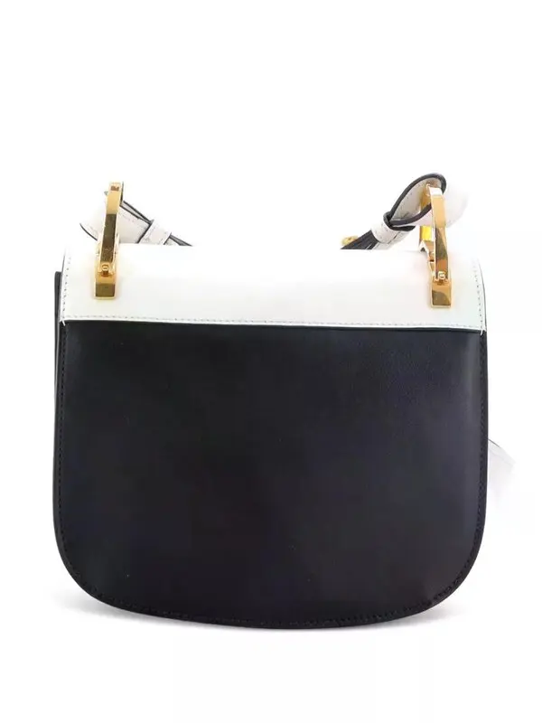 Prada Pionniere Saddle City Calfskin Small Crossbody Bag - White