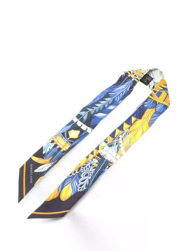 Hermès 2010s Danse Pacifique Silk Scarf