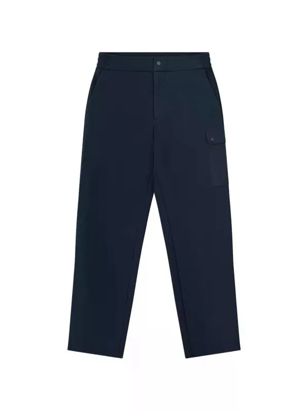 Boggi Milano Joggers In Cotton Blend Scuba B Tech - Blue