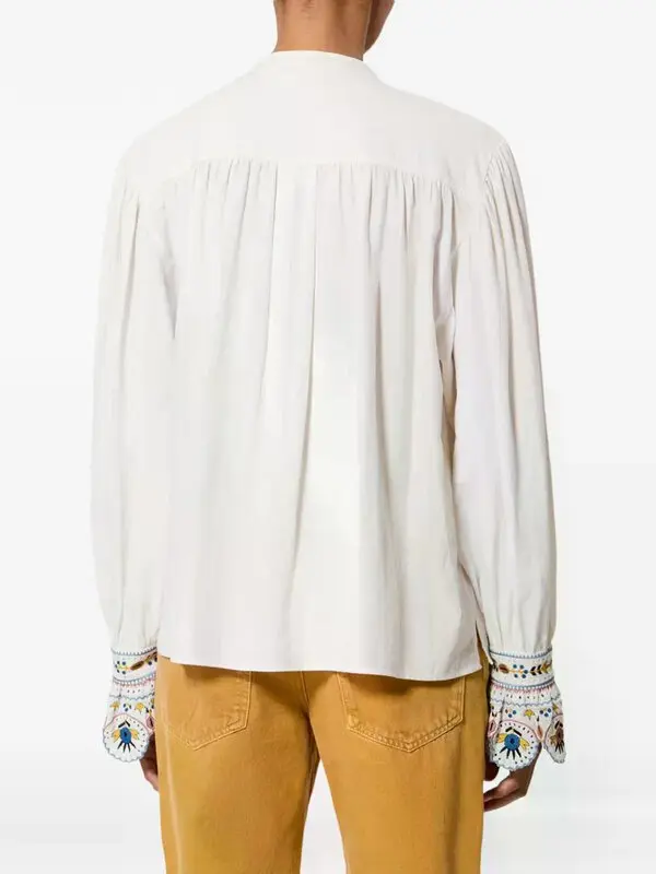 MARANT ETOILE Monique Embroidered Broderie Anglaise Blouse