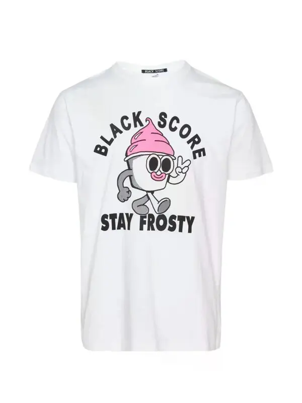 BLACK SCORE Graphic-print T-shirt - White