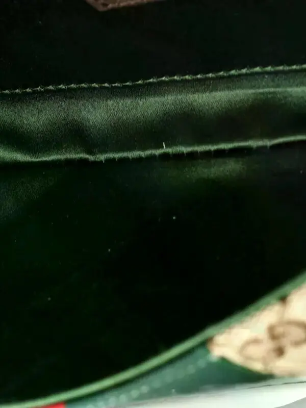 Gucci Horsebit Nm Web Chain Clutch Gg Canvas Medium Shoulder Bag - Brown