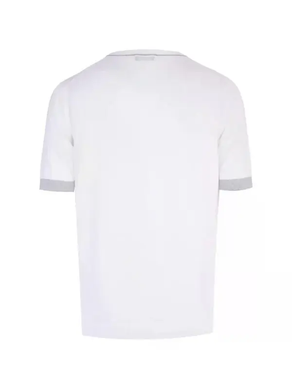 Peserico Contrast-trim Short-sleeve T-shirt