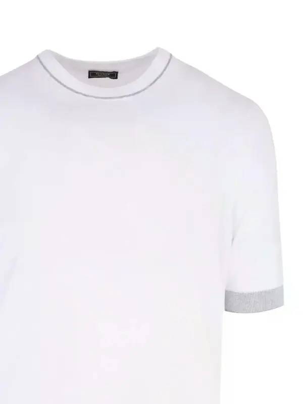 Peserico Contrast-trim Short-sleeve T-shirt