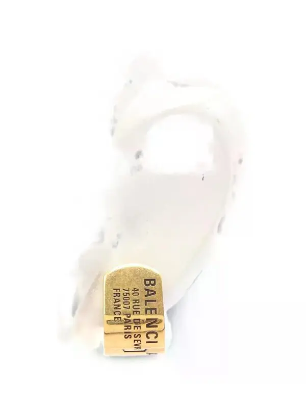 Balenciaga 2010s Logo Earrings
