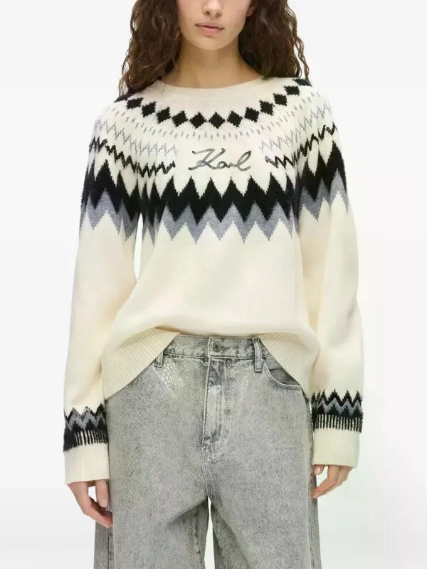 Karl Lagerfeld Alpine Knitted Sweater