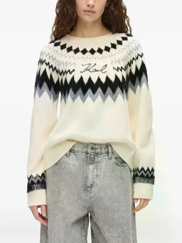 Karl Lagerfeld Alpine Knitted Sweater