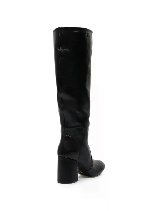 STUART WEITZMAN Glossed-leather Knee Boots