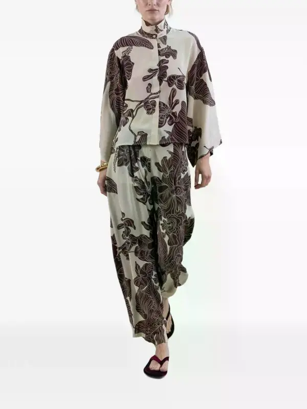 PSOPHIA Orient Contour Palazzo Pants