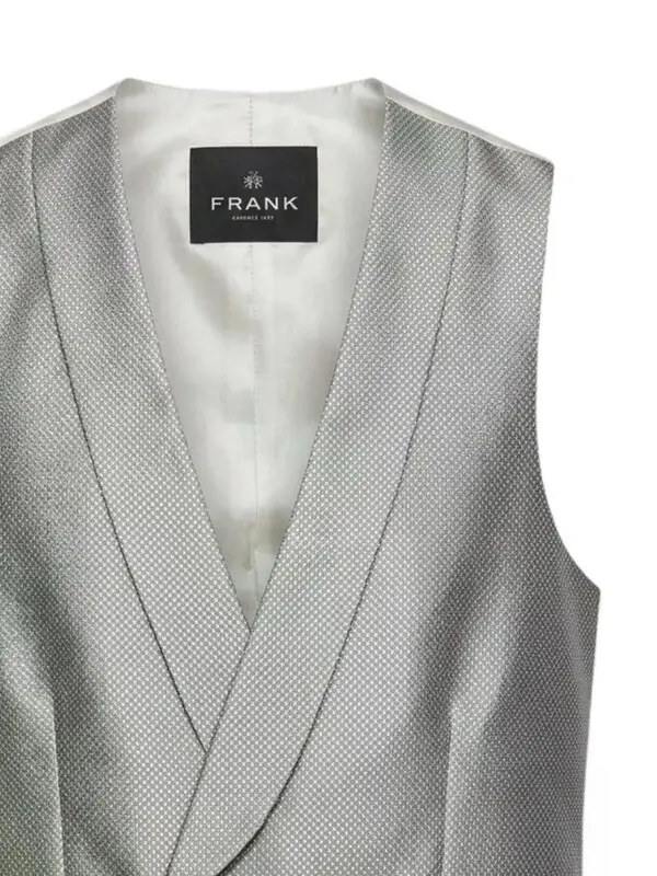 FRANKS Frank Double-breasted Jacquard Waistcoat